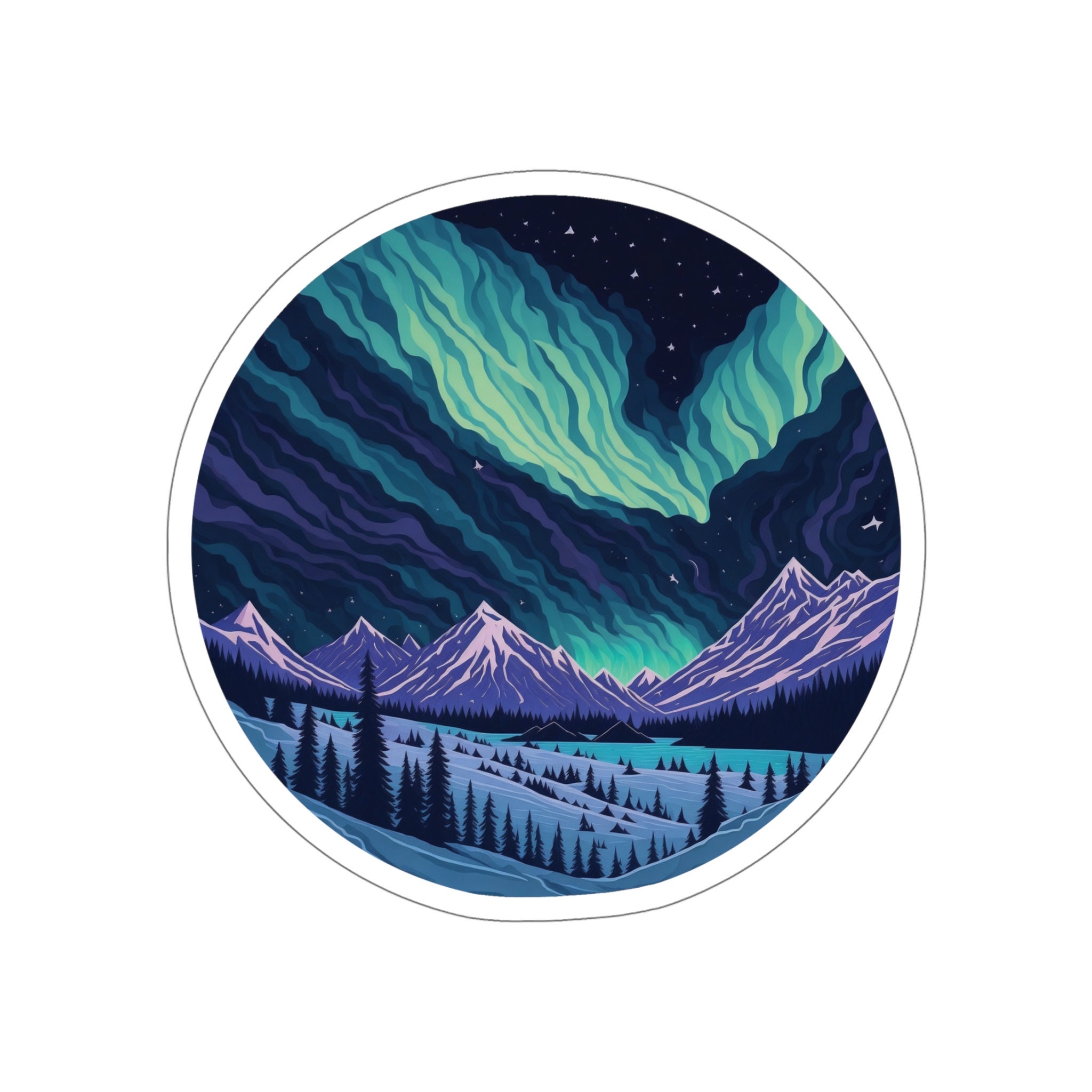 Aurora Borealis Sticker the Arctic Northern Lights Experience the ...