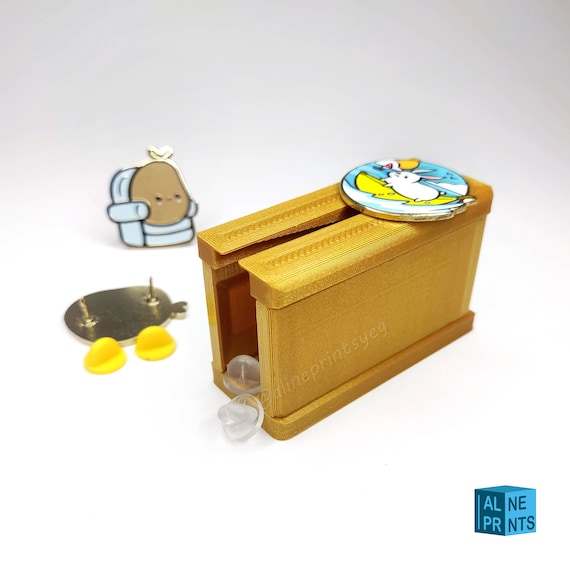 Snap-fit Pin Back Remover Tool 3D Printed Rubber Pin - Etsy