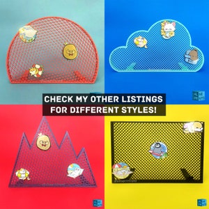 Large Circle Pin Display Stand, Huge Pin Display Board for Multiple ...