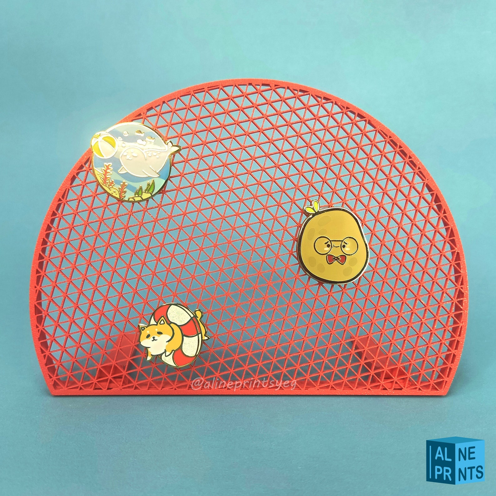 Large Circle Pin Display Stand, Huge Pin Display Board for Multiple ...