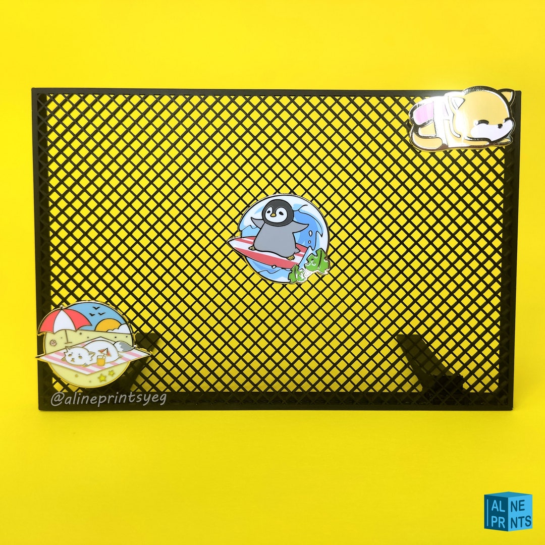 Large Rectangle Pin Display Stand, Huge Pin Display Board for Multiple ...