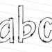 Lowercase Doodle Font With Transparent Inside Bundle PNG, OTF, Hand ...