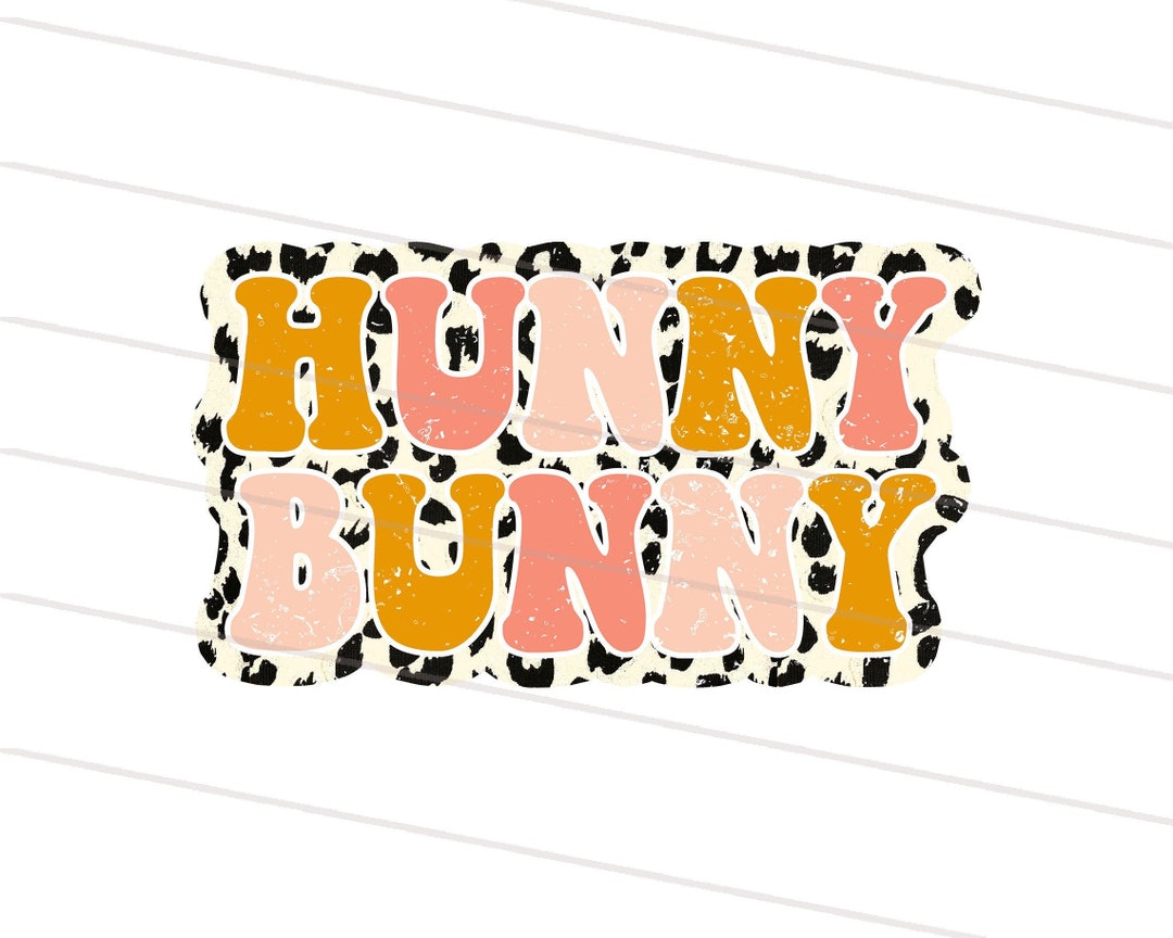 Leopard Hunny Bunny PNG, Easter Sublimation Design Download, Groovy ...