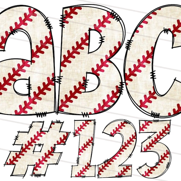 Baseball Letters - Etsy