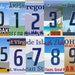 License Plate Letters and Numbers PNG Set Alphabet Digital Download ...