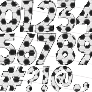Soccer Doodle Letters PNG, Hand Drawn Soccer Pattern Alphabet Png ...