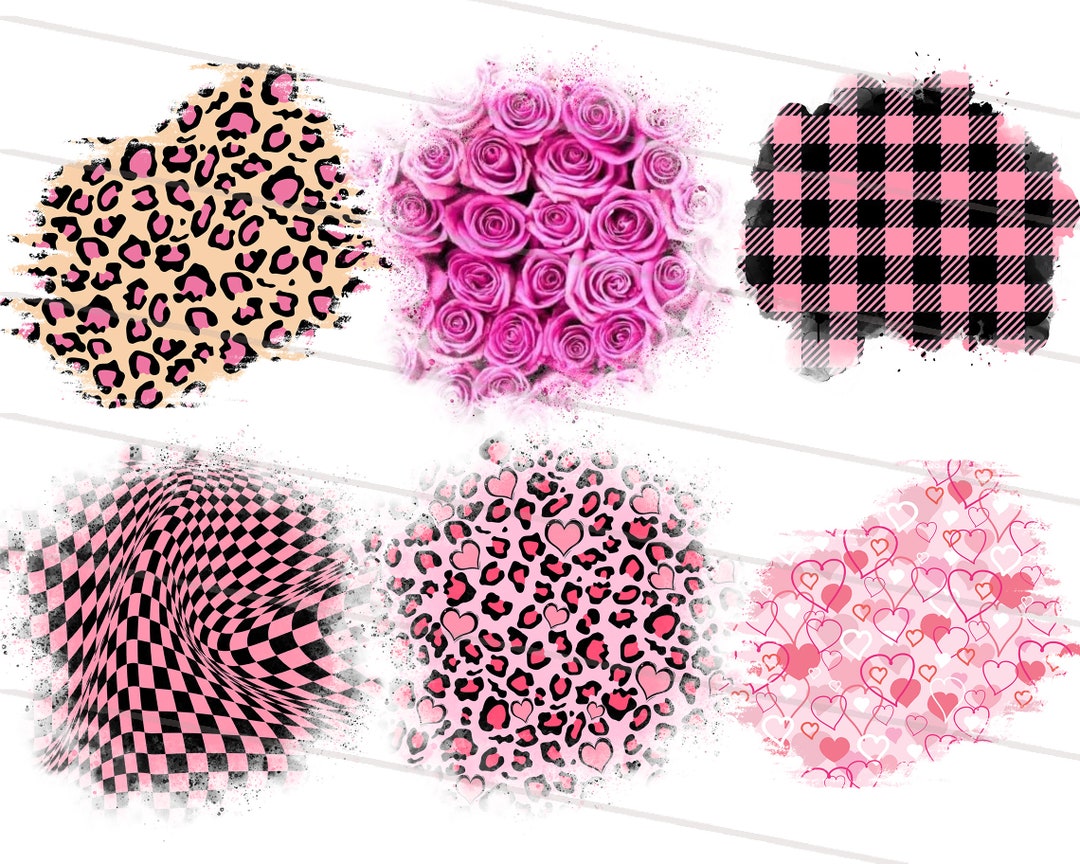 Valentines Patches PNG, Distressed Valentine's Day Patches Sublimation ...