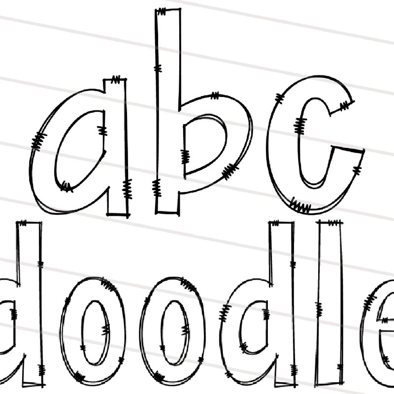 Lowercase Font - Etsy