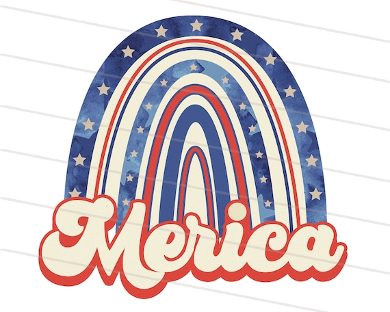 Vintage Merica Png Retro America Png Patriotic USA Png 4th - Etsy