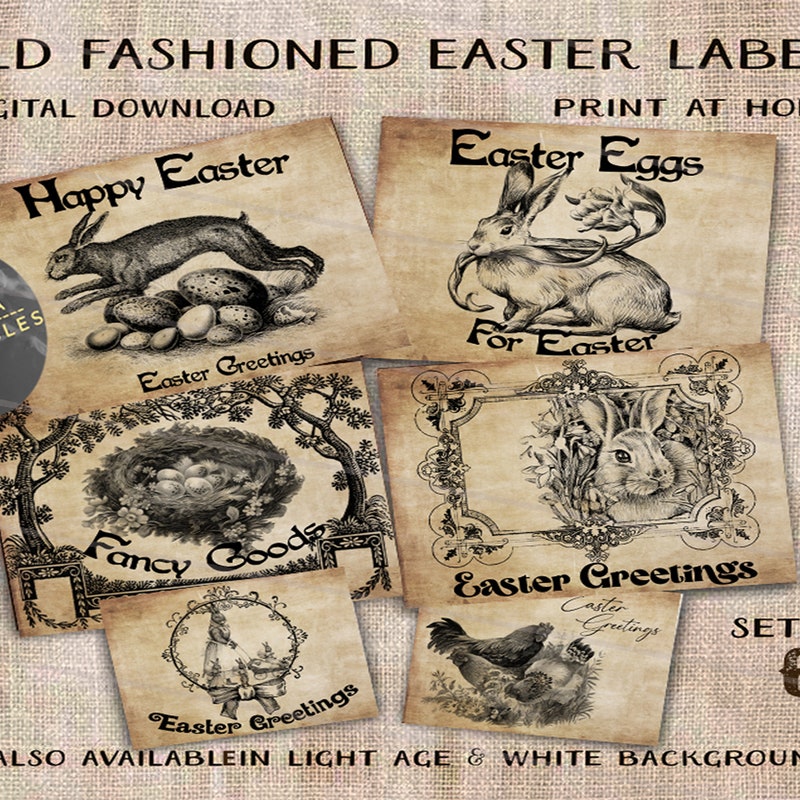 Primitive Label - Etsy