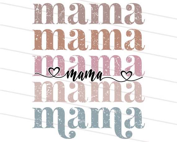 Boho Distressed Mama PNG Mom Sublimation Design Download - Etsy
