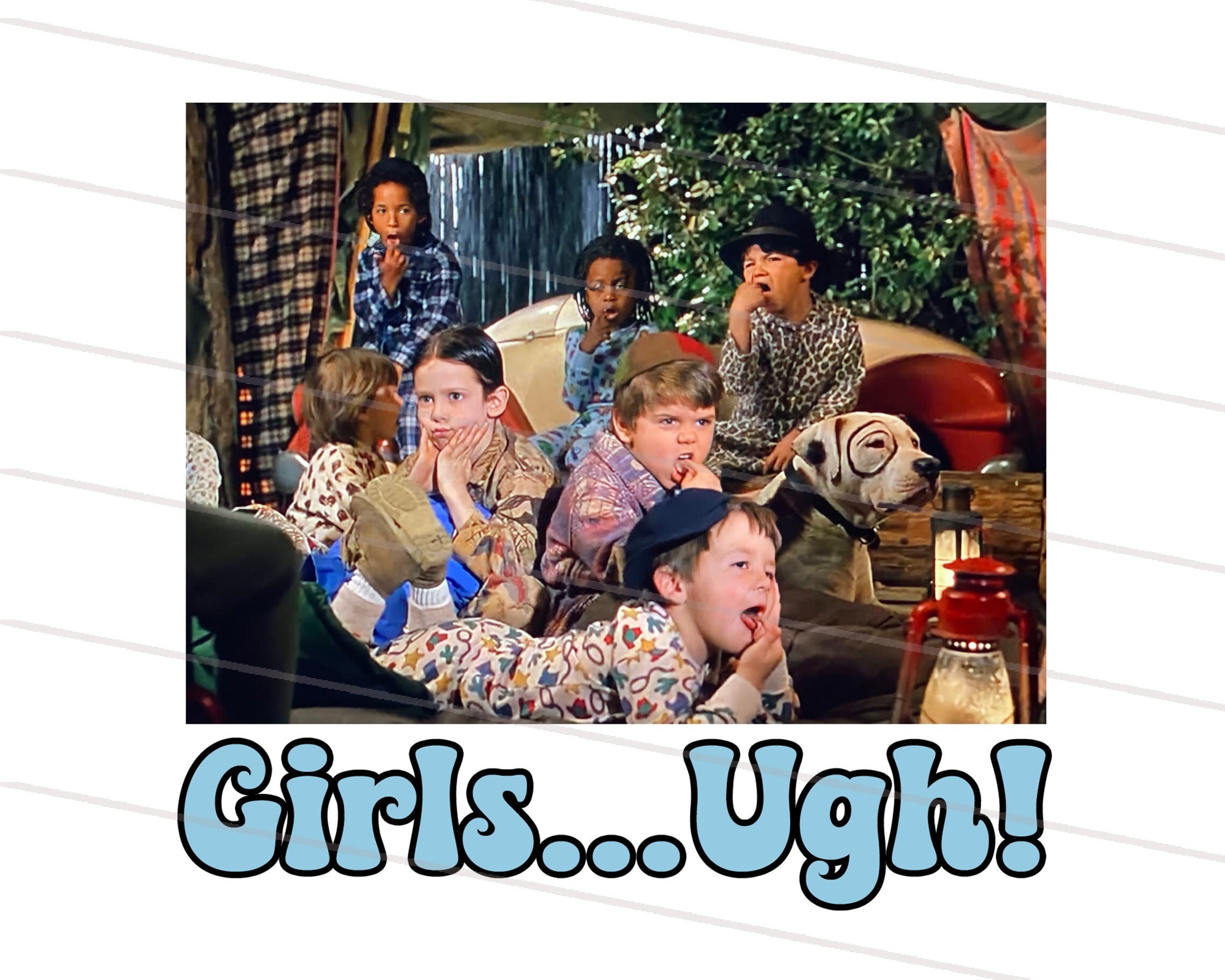 2 Design Girls Ugh PNG, Little Rascals Pnd, 90's Movie, Retro ...