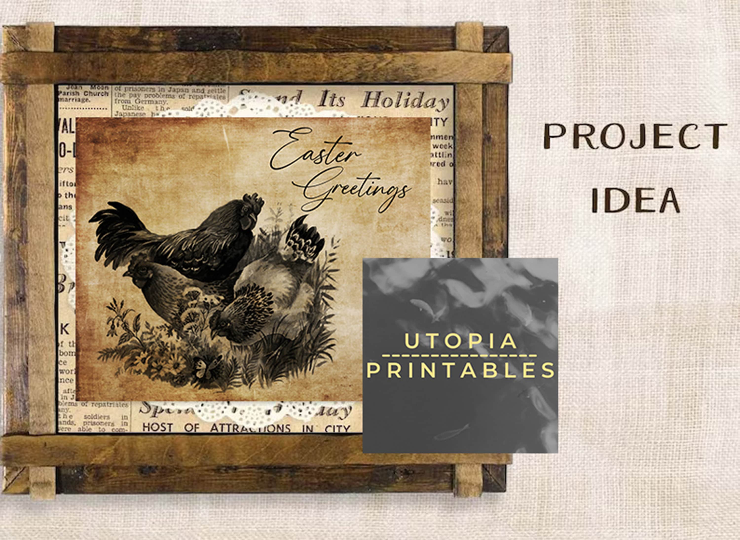 Primitive Easter Labels Printable Country Store Easter - Etsy