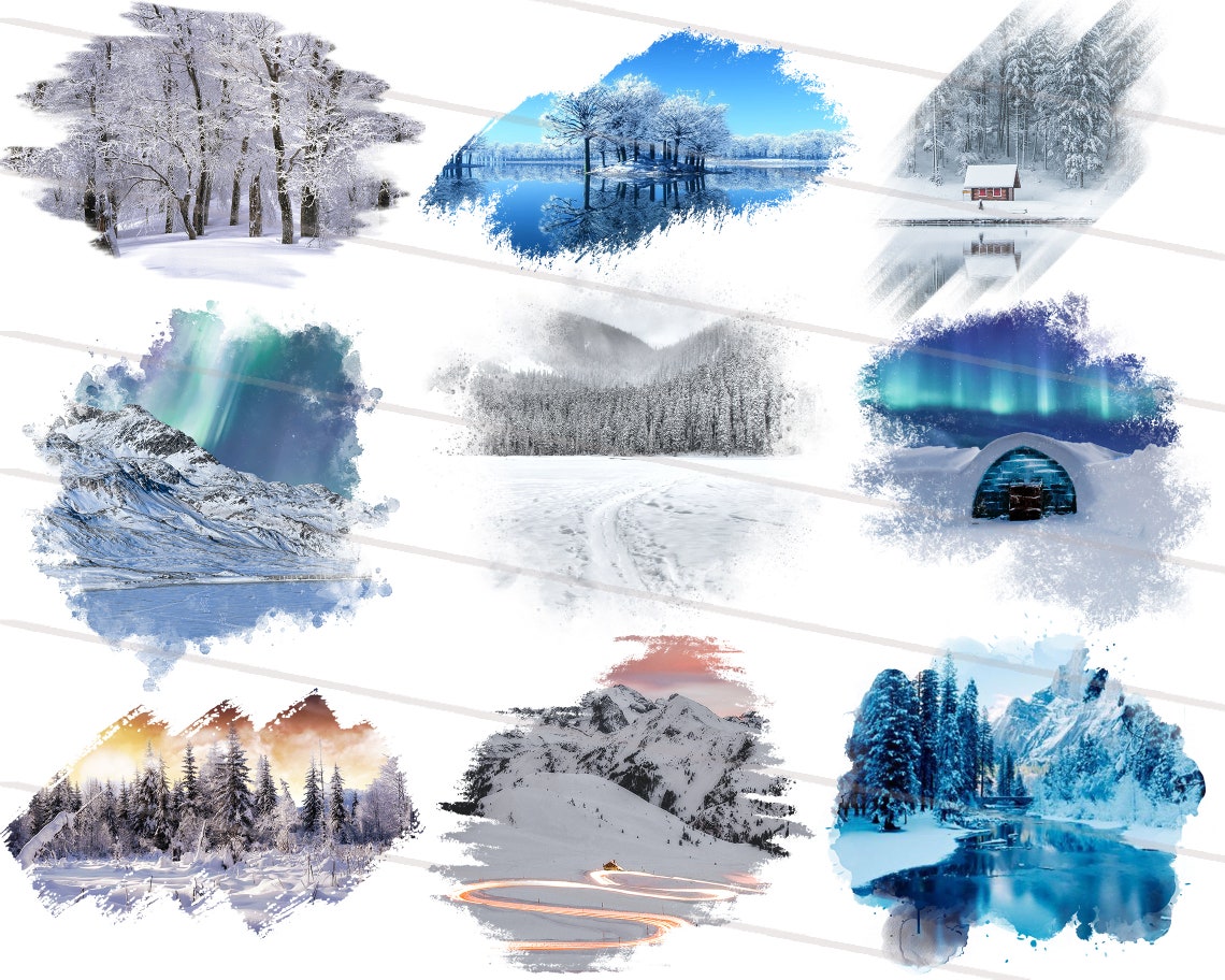 Distressed Winter Patches PNG Bundle Cozy Winter Patches - Etsy