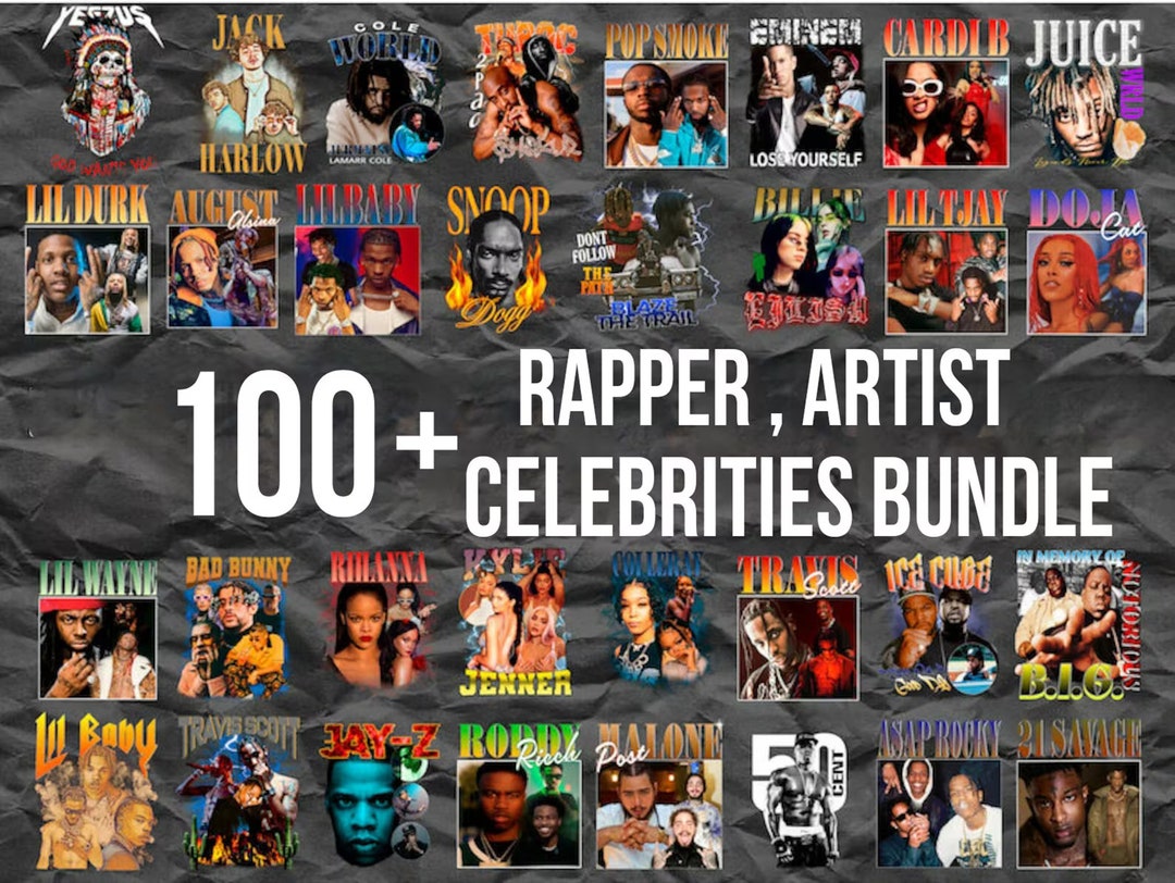 100+ T-shirt Designs Bundle, Hip Hop Design Bundle, Rock Design Png ...