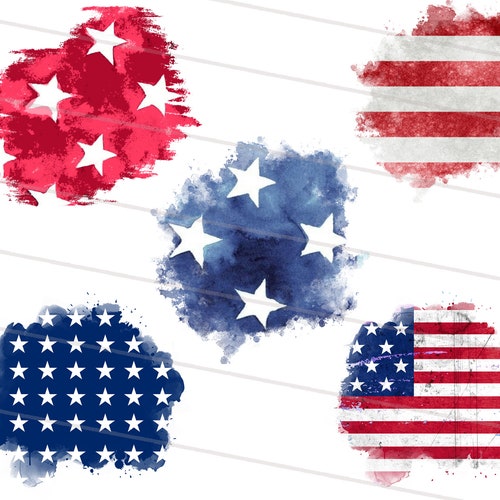 American Flag PNG Design USA Flag PNG 4th of July Png - Etsy