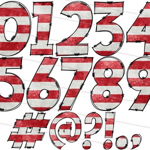 Stars and Stripes USA Flag Alphabet Letters PNG Bundle, Patriotic ...