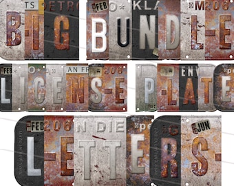 License Plate Font - Etsy UK