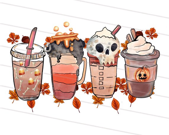 Skull Latte Png Goth Girl Latte PNG Halloween Iced Coffe - Etsy Australia