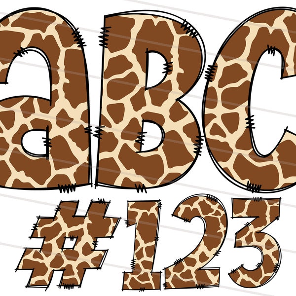 Animal Print Giraffe - Etsy