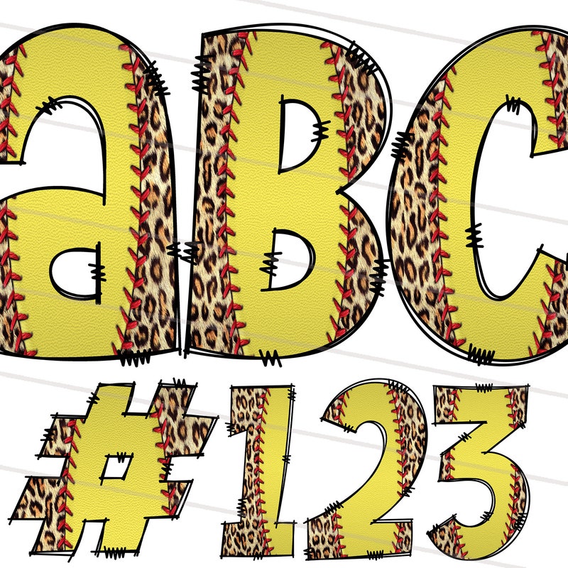 Softball Letters - Etsy