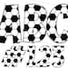 Soccer Doodle Letters PNG, Soccer Pattern Alphabet Png, Sports Theme ...