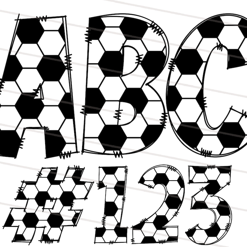 Soccer Wall Letters - Etsy