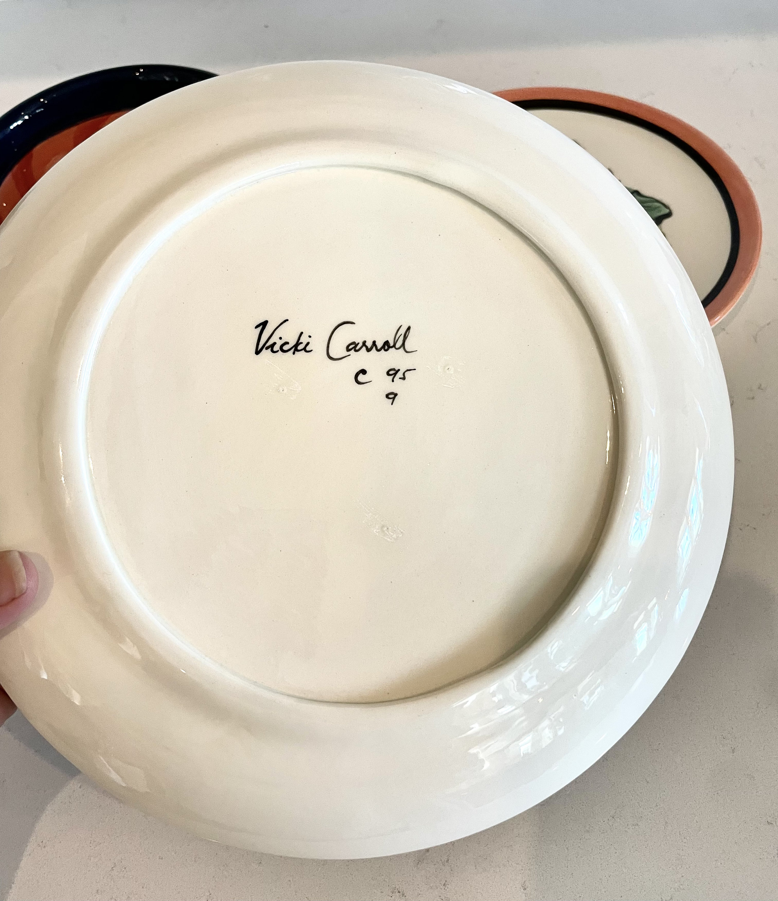 Vicki Carroll Studio Bon Appetite 3 Piece Setting-dinner Plate, Salad Plate and Bowl - Etsy