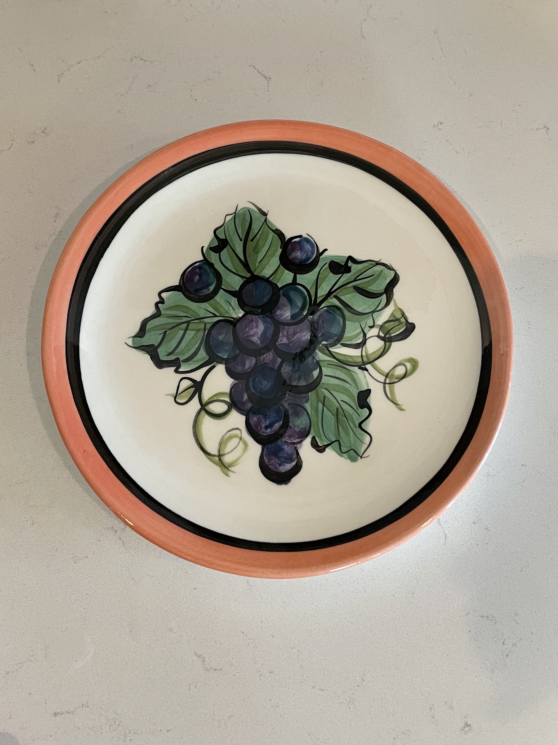 Vicki Carroll Studio Bon Appetite 3 Piece Setting-dinner Plate, Salad Plate and Bowl - Etsy