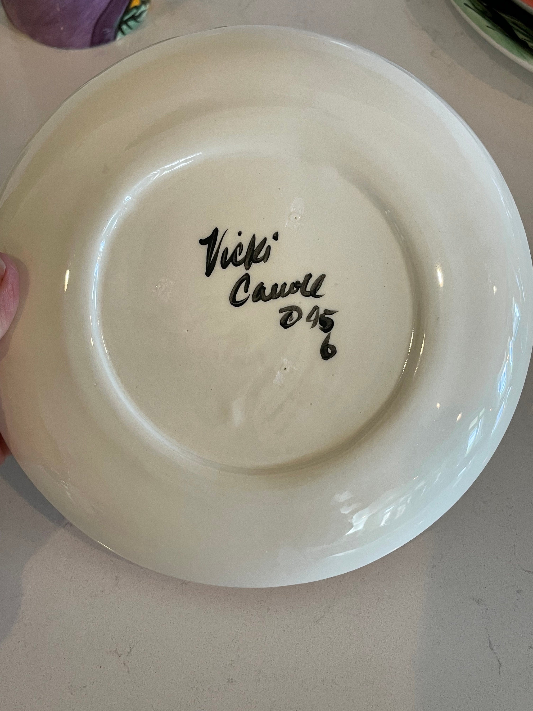 Vicki Carroll Studio Bon Appetite 3 Piece Setting-dinner - Etsy