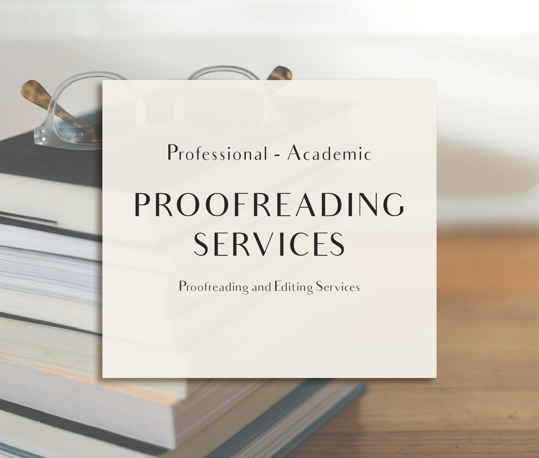 Professional Proofreading Service, Book Editing, Academic Writing ...