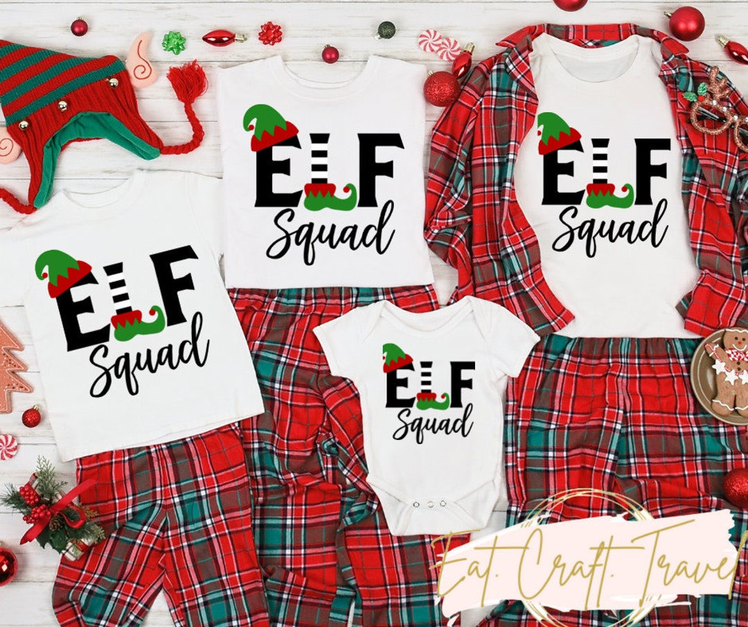 Elf Squad T-shirt, Elf Team Shirt, Christmas Shirt, Holiday Shirt ...