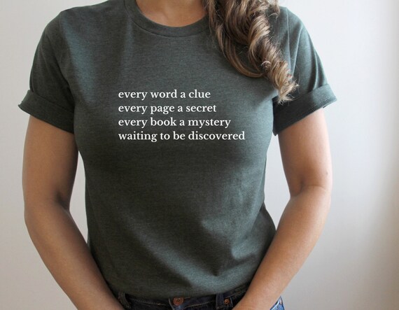 Book Poem T-shirt Every Word Shirt Poetry Tee Unisex | Etsy