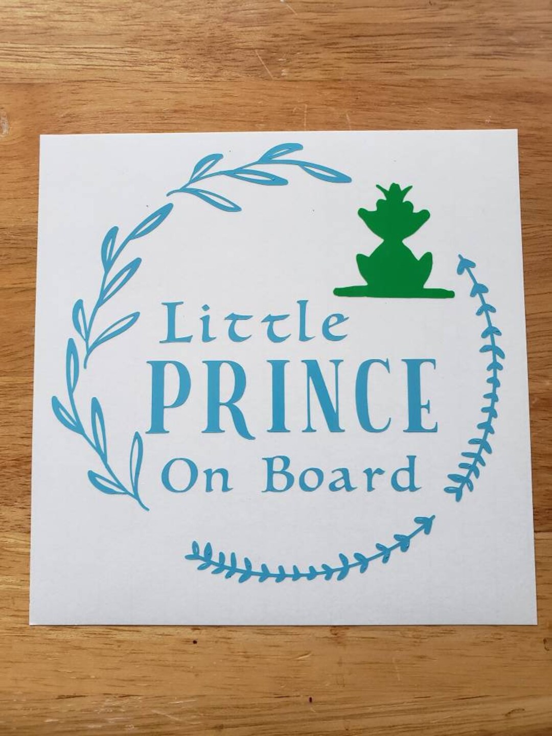 Little Prince on Board Vehicle Decal - Etsy