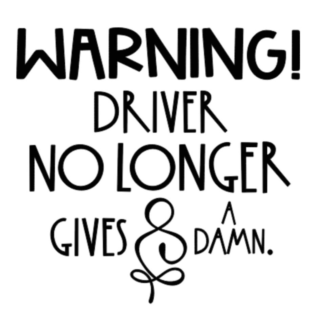 Warning Vinyl Decal - Etsy