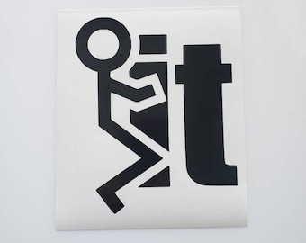 Stick Man Decal | Etsy