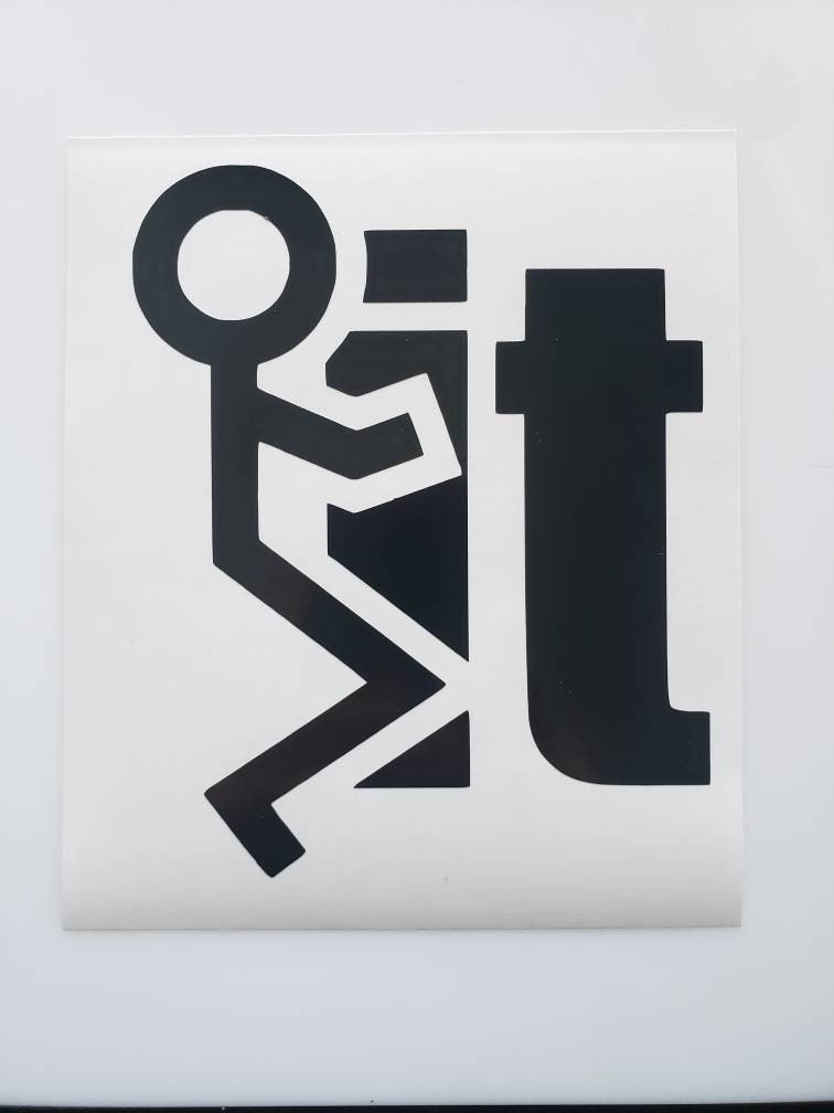 Stick Man Decal | Etsy