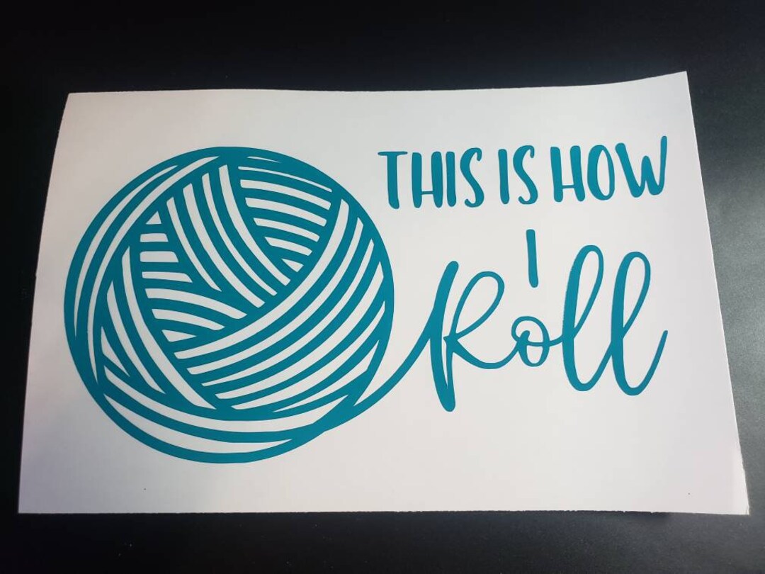 This is How I Roll Vinyl Decal - Etsy