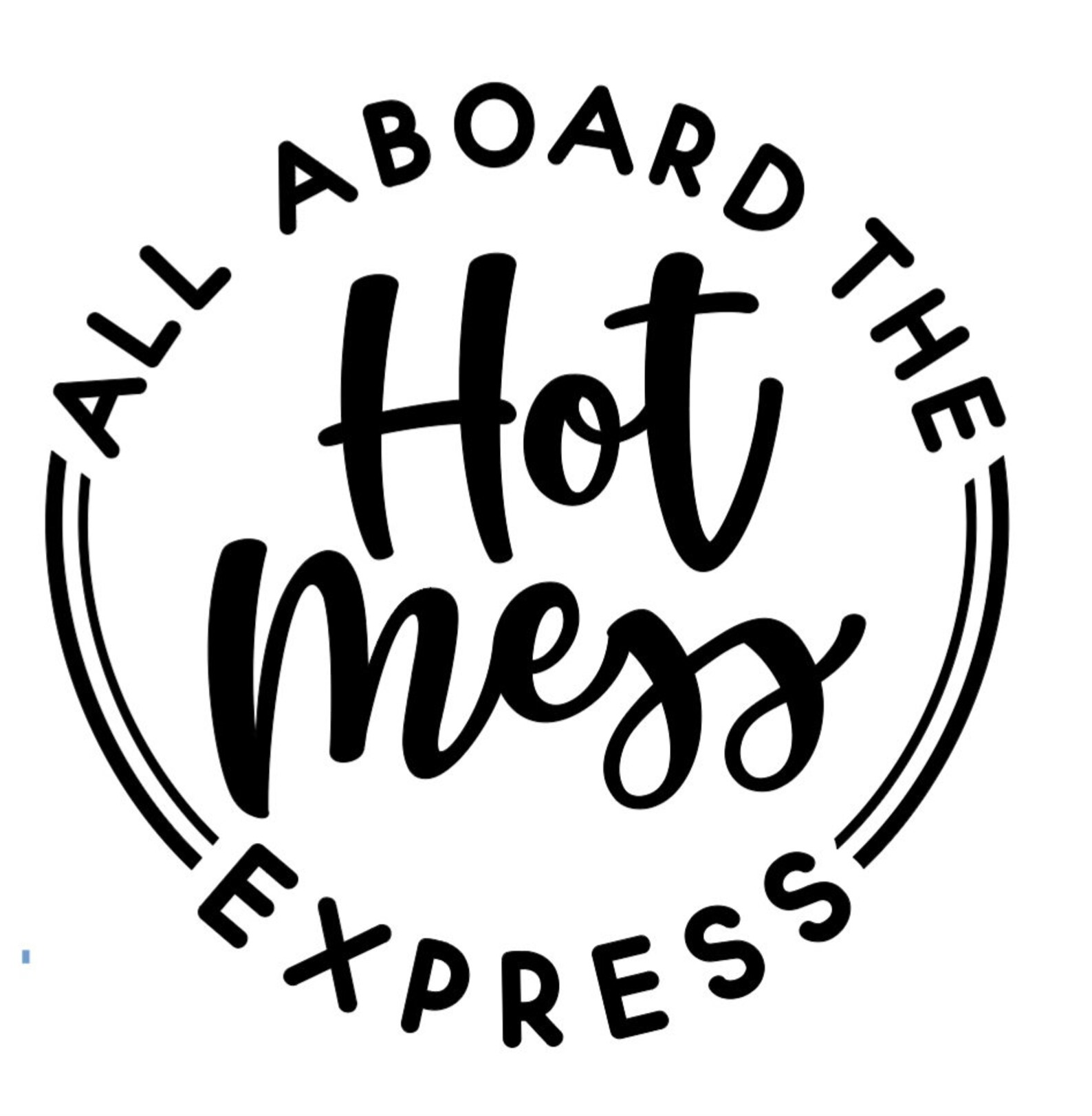 Hot Mess Express Vinyl Decal - Etsy