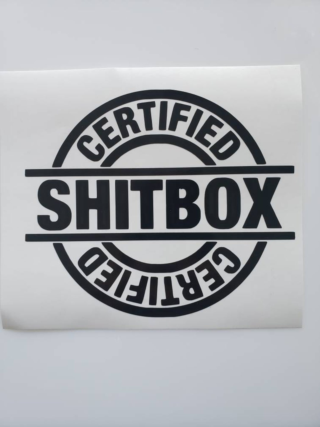 Certified Box Vinyl Decal - Etsy