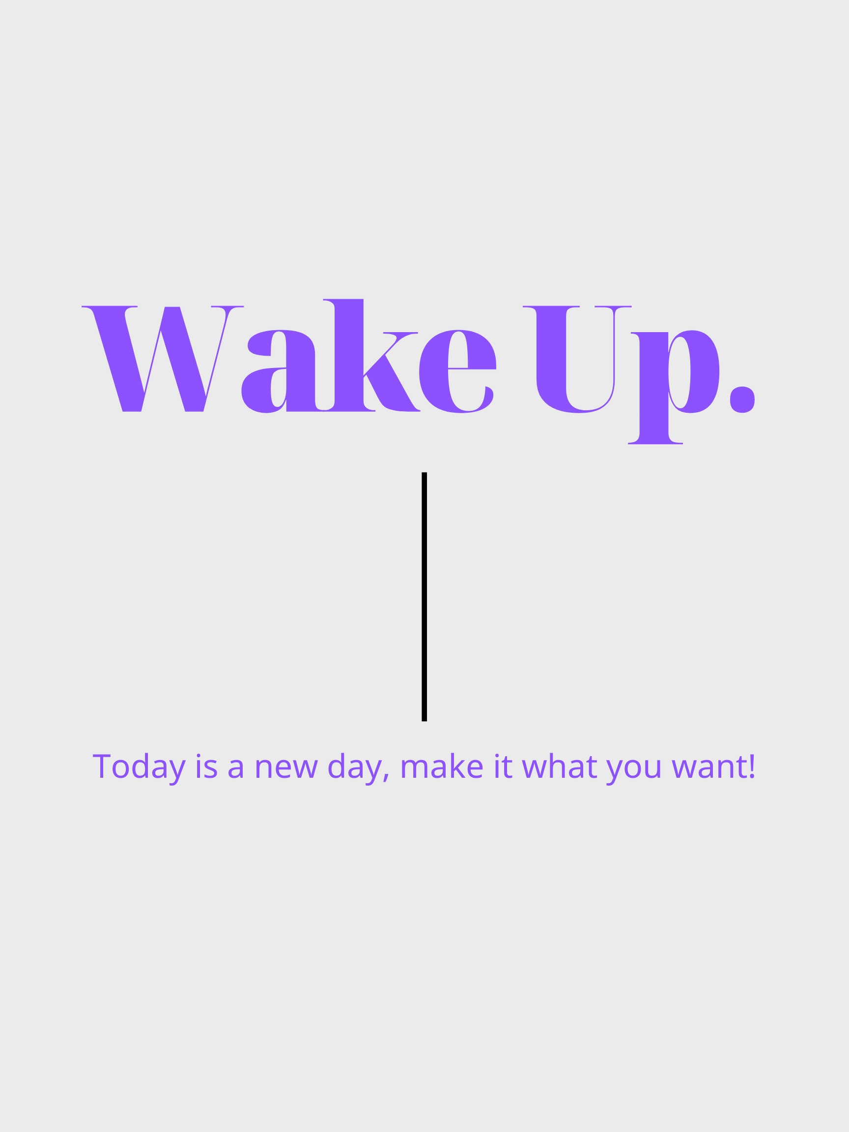 Wake up Printable. - Etsy