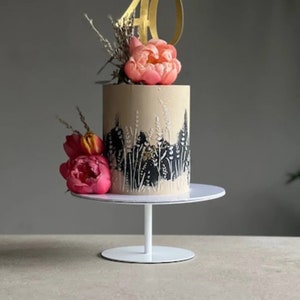 The Stiletto Cake Stand - Wedding Cake Pedestal - White Cake Riser ...