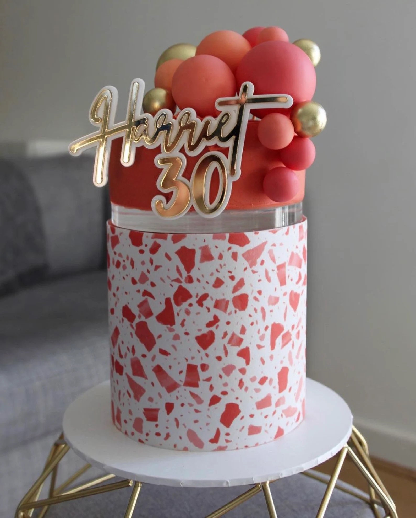 Modern Cake Spacer 15mm Ultra Polished Acrylic Cake Separator | Etsy