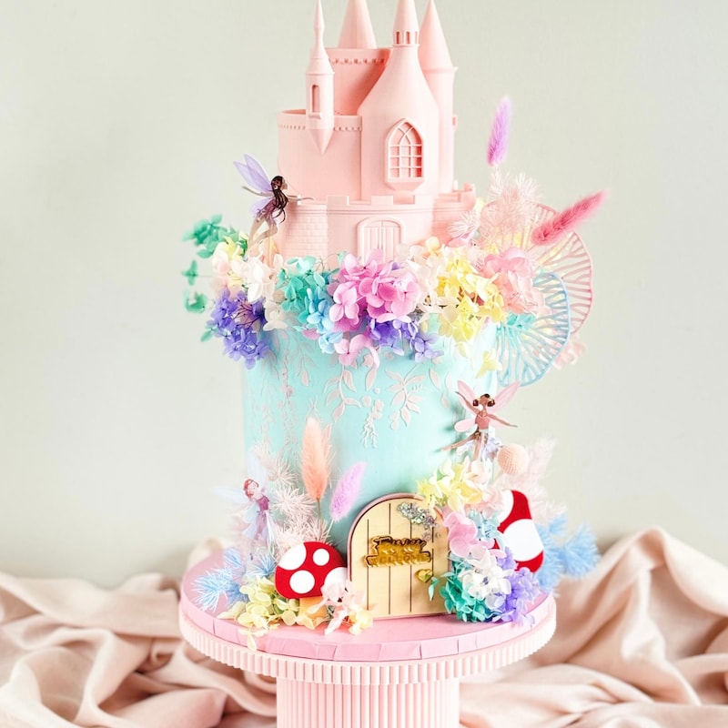 Castle Cake Topper - Etsy