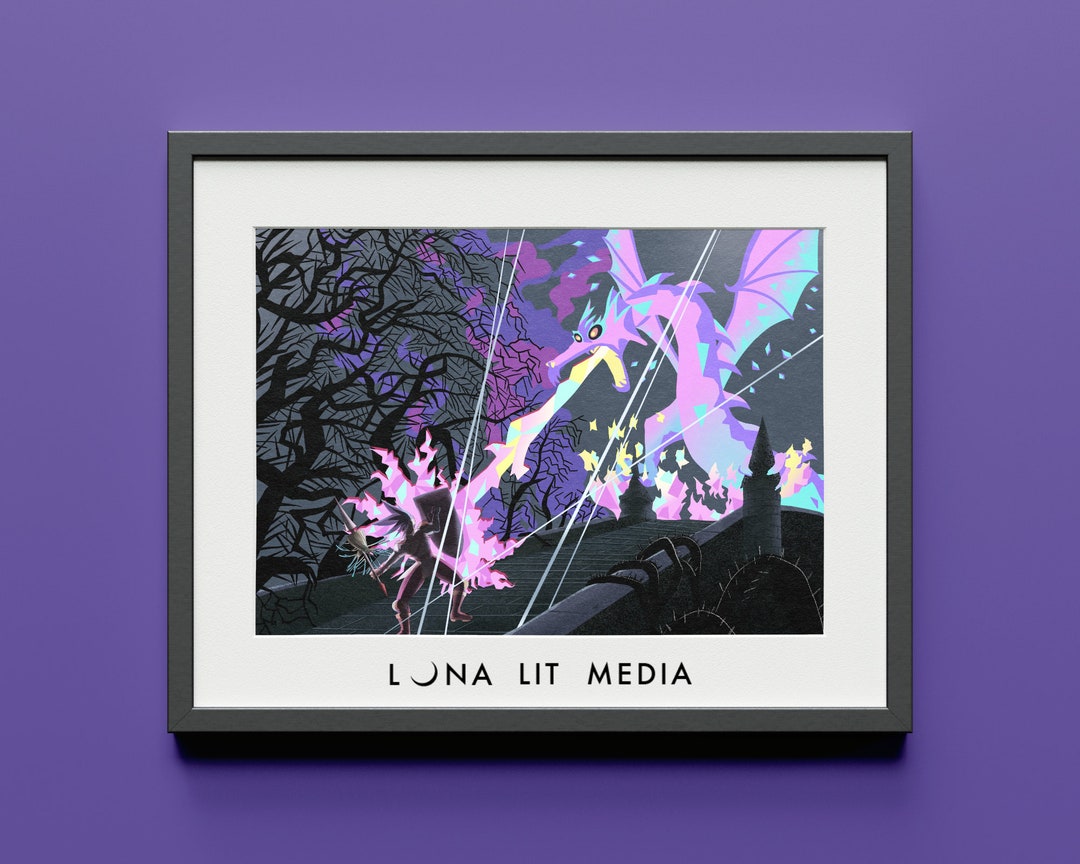 LIMITED EDITION PRINT Promare Dragon Poster, Galolio Artwork, Galo ...