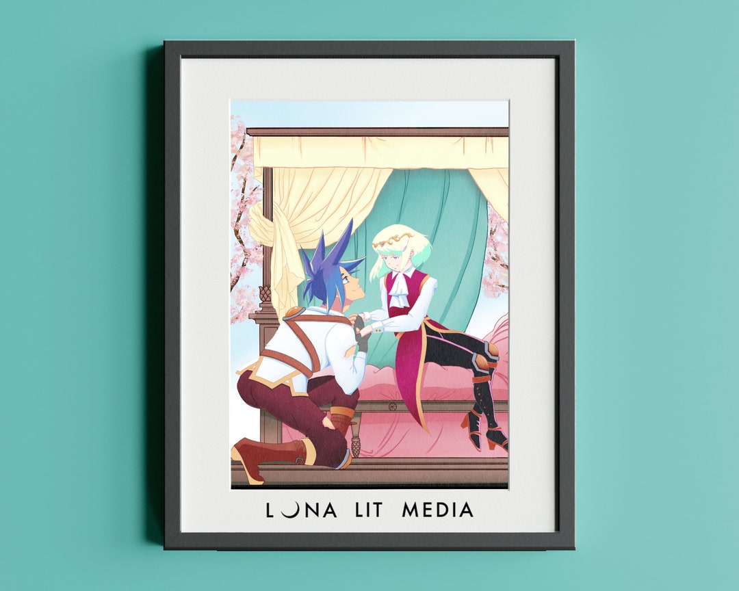 Promare Princes Poster Galolio Wall Art Galo Thymos - Etsy