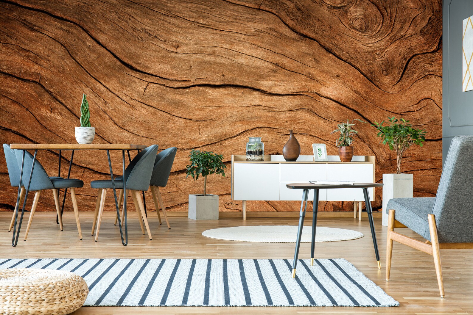 Decorative Wood Texture Wall Mural Wallpaper Self Adhesive - Etsy Canada