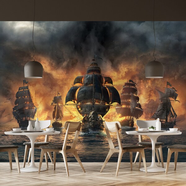 Pirate Wall Decal - Etsy