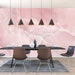 Shades of Light Pink Marble Wall Mural Modern Wallpaper Self - Etsy