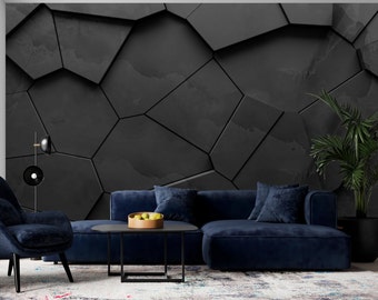 Stone Pattern Wallpaper - Etsy